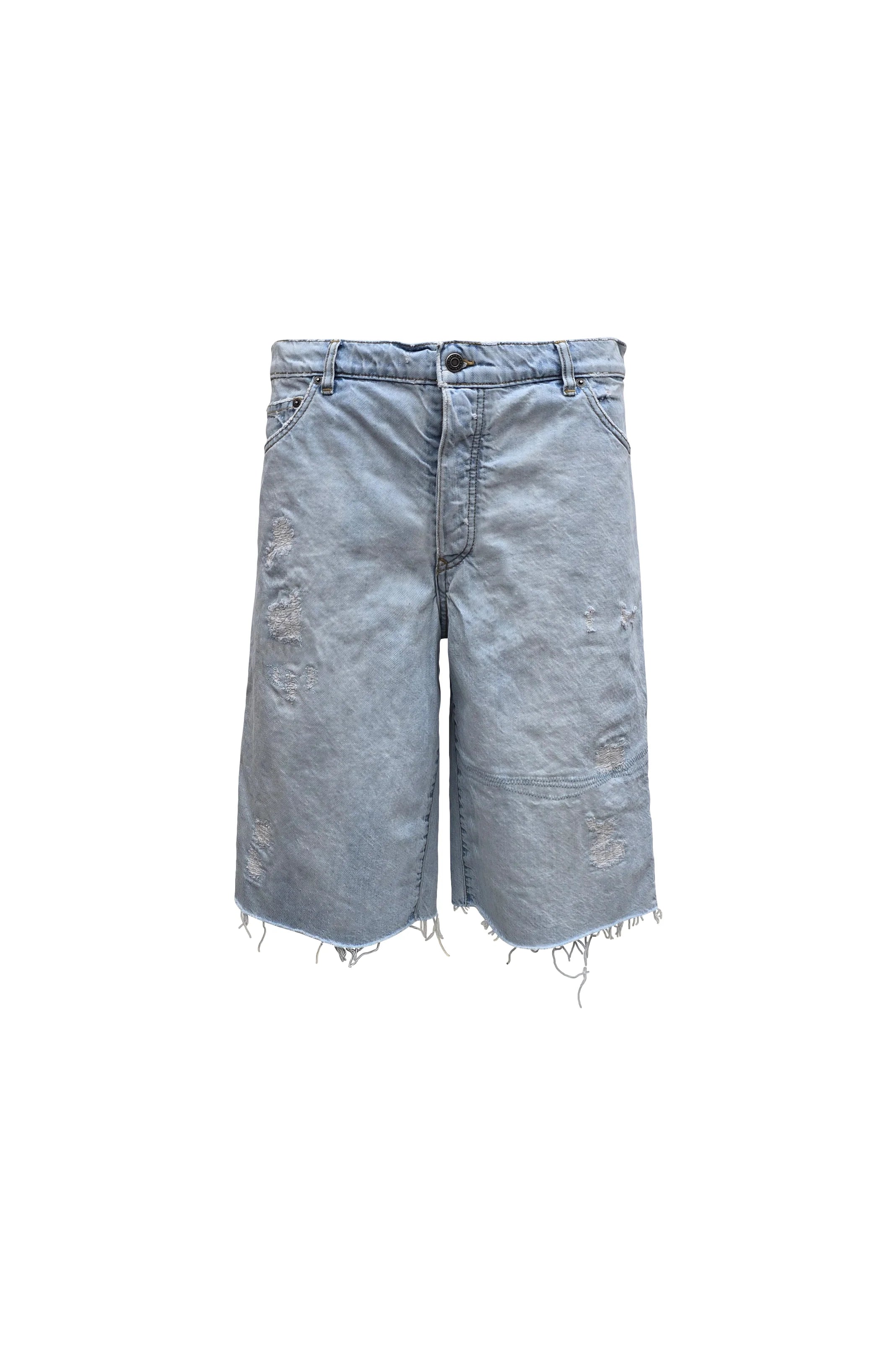 Zander Crispy Denim Baggy Short – Patron of the New